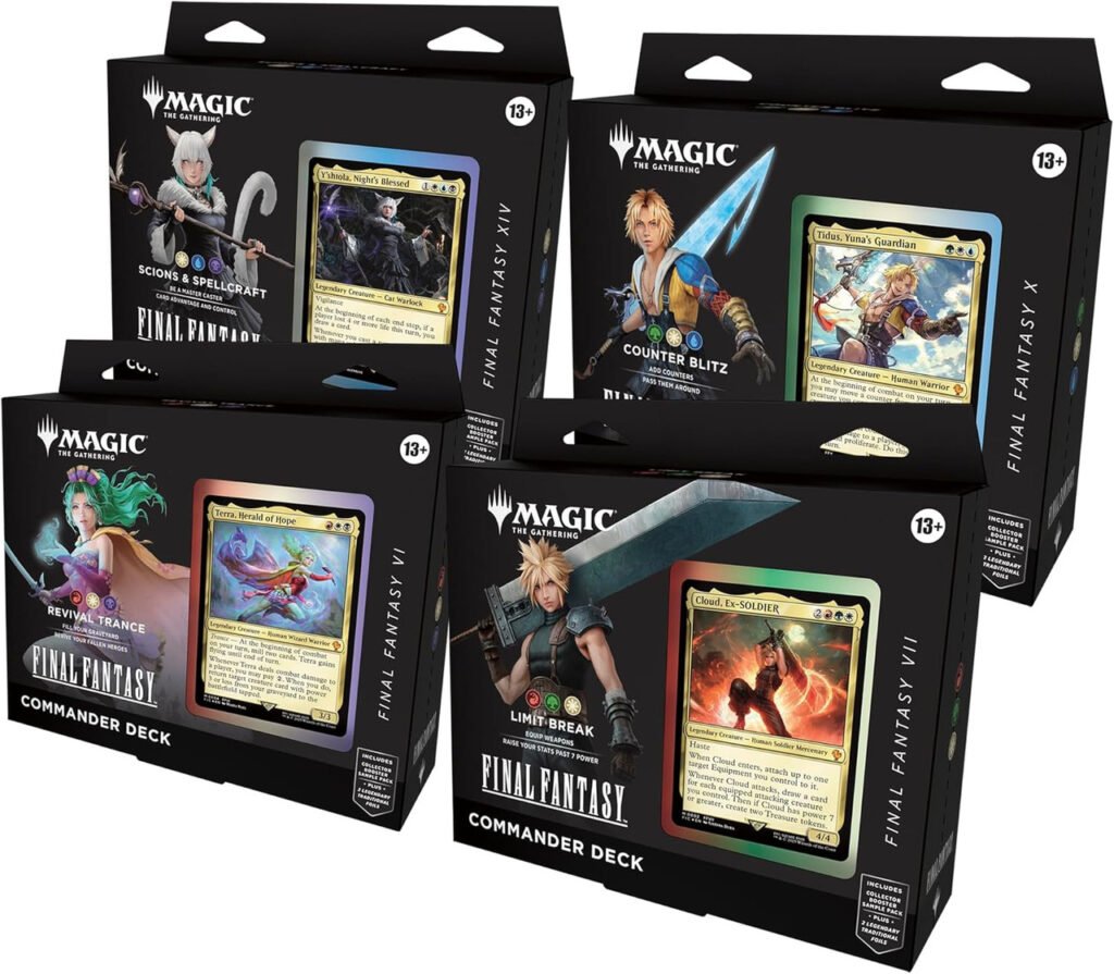 MTG: Final Fantasy Commander – Set of 4 Decks – Metagame TCG