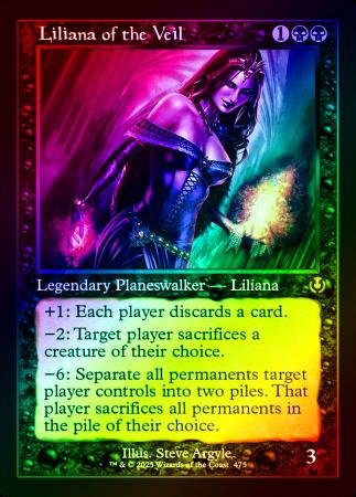 Liliana of the Veil (Retro Frame) – 0475 – Foil – Metagame TCG