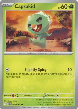Capsakid – 027/198 – Common – Metagame TCG