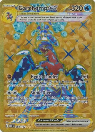 Garchomp ex – 260/182 – Gold Secret - Metagame TCG