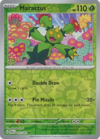 Maractus – 003/091 – Common Reverse Holo – Metagame TCG