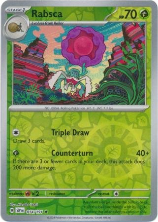 Rabsca – 014/191 – Reverse Holo Rare - Metagame TCG