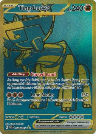 Ting-Lu ex – 244/091 – Gold Secret Rare - Metagame TCG