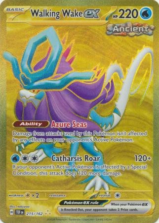 Walking Wake ex – 215/162 – Gold Secret Rare - Metagame TCG