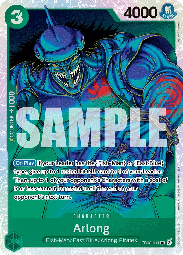 (SR) Arlong EB02-011 - Metagame TCG