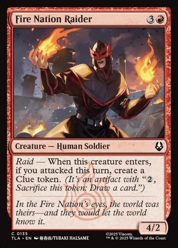 Fire Nation Raider (FOIL) – Metagame TCG